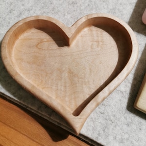 Walnut Catch All Tray Wooden Tray Round Wooden Tray - Etsy