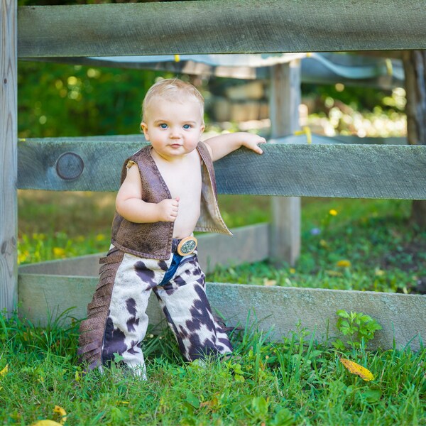 Baby, Toddler, Kids Chaps & Vest - Etsy