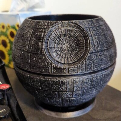 Death Star / Star Wars / Planter / Hand Painted - Etsy