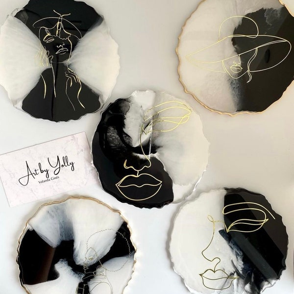 One Line Woman Abstract Face Svg Drawing, Abstract Minimal Beautiful ...