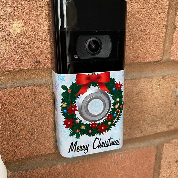 Ring Doorbell Christmas Sticker for Ring Doorbell 2, Ring Doorbell 2nd ...