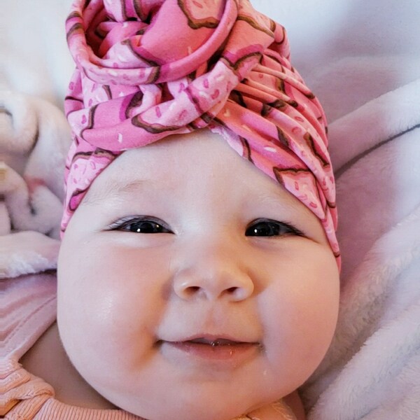Turban Pdf Pattern- Rose Turban for Baby and Kids- Kids Pdf Sewing ...