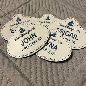 Cast Member Name Tag Badge Desk Sign Personalized | Etsy