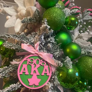 AKA Inspired Door Hanger, Wood Round - Etsy