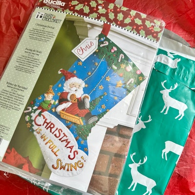 Bucilla Forest Friends 18 Felt Christmas Stocking Kit - Etsy Canada