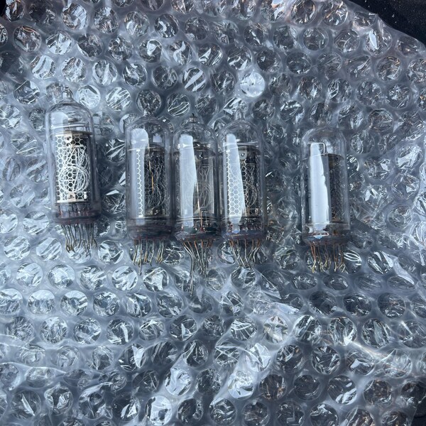 Nixie Clock Kit IN-12 Прозрачная передняя панель (с трубками) - Etsy