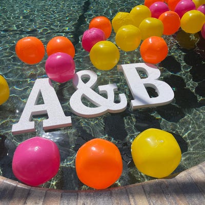 Custom Grad Foam Letters for Pool Party Decor Styrofoam Letters for ...