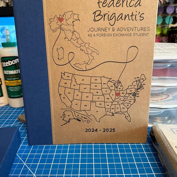 Custom National Parks Travel Journal Camping Gift Book for the Couple ...