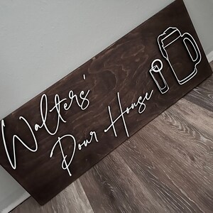 Pallet Sign Bar Sign Custom Wood Sign 3D Sign - Etsy