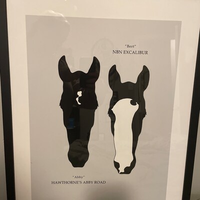 Editable Stall Card Template for Horse Shows With Logo and Photo ...