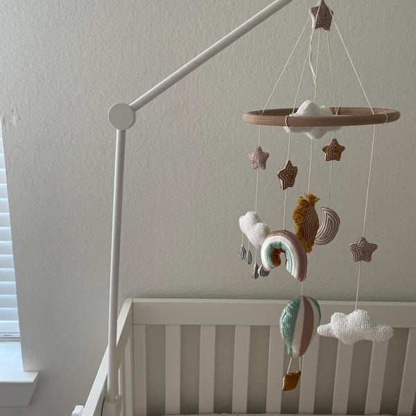 Baby Crib Mobile Hanger Set, Baby Mobile Crib Holder for Nursery, Baby ...