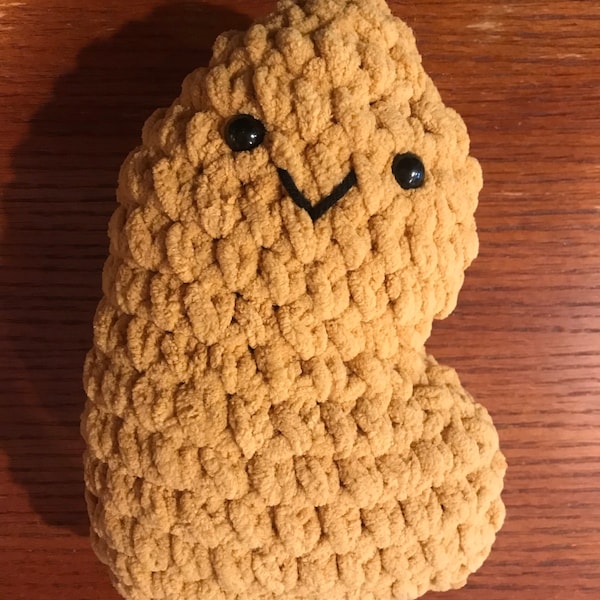 Chicken Nugget Crochet Plushie; Crochet Food; Crochet Plushie; Nugget ...