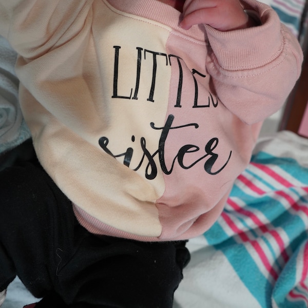 Sibling Matching Iron on Decal: Big, Middle or Little Sister or Brother ...