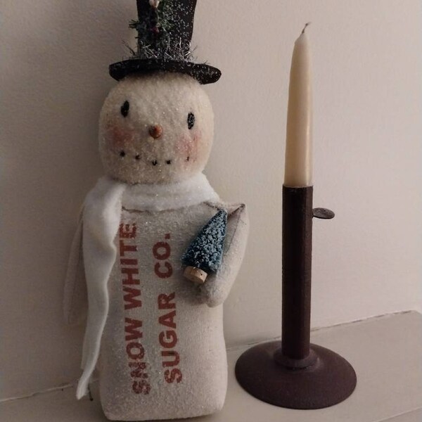 Primitive Easter Chick Bucket/farmhouse/spring/vintage Style/paper ...