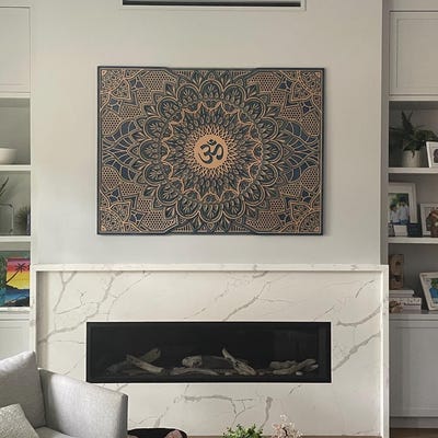 Chakra Mandala Wall Art for Living Room Housewarming Gift Spiritual Art ...