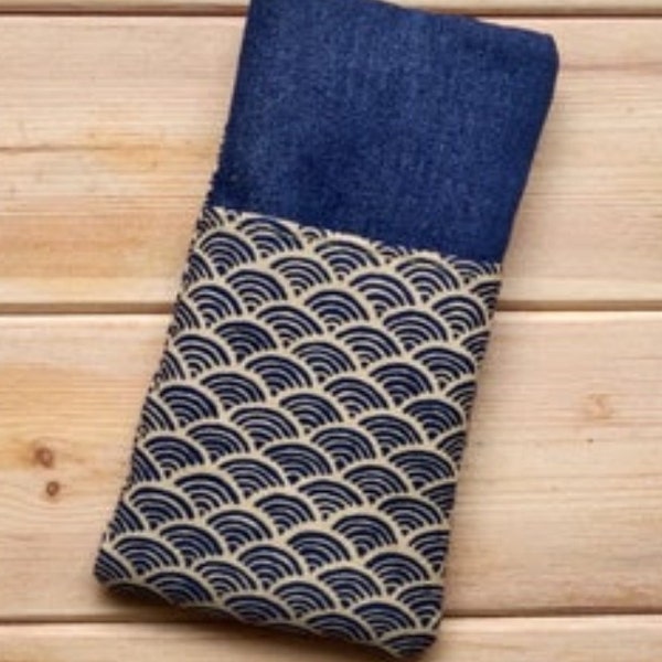 Wrap Around Book Cover / Fabric Dust Jackets Fabric Book Cover ...