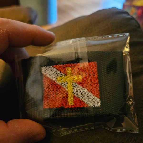 Personalized Embroidered Scuba BCD Name Tag Badge Jellyfish - Etsy