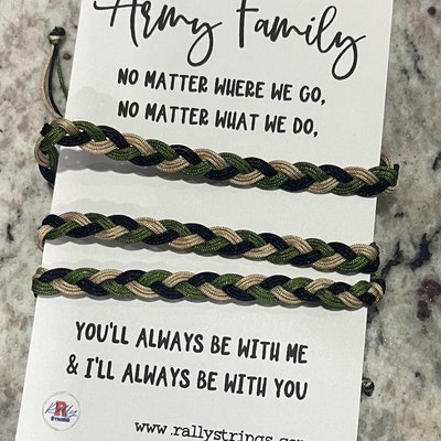 Military Family Separation Bracelets Support Our Troops Bracelet Gift for Army Navy Air Force ...
