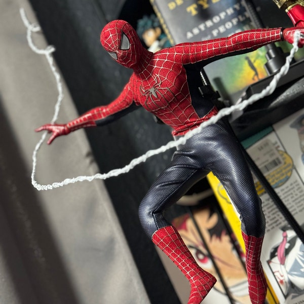 1:12 Scale Poseable Venom Webbing Effect / Hand Made Action Figure ...