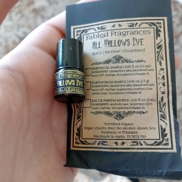 Sweet Pumpkin Pie Perfume Oil, ALL HALLOWS EVE, Spicy Incense and Musk ...