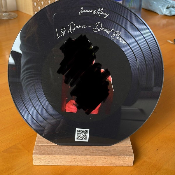 Custom Wooden Photo Block Album Cover, Customized Song Gift for Her ...