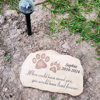 Personalized Garden Stones Engraved With Any Message, Engraved Welcome ...
