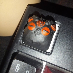 Satanic Cute Goat Resin Keycap for Mechanical Keyboards With Cherry Mx ...
