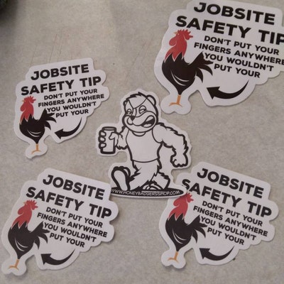 Jobsite Safety Tip, Hard Hat Stickers, Hardhat Sticker Sarcastic ...