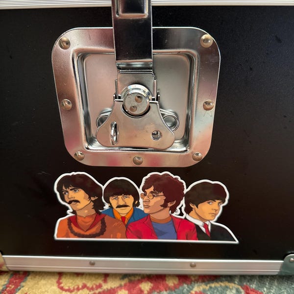 The Beatles Sticker - Paul Mccartney Sticker / Beatles Gift / John ...