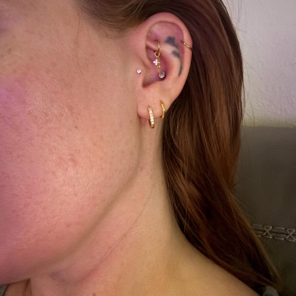 Dainty Wish Upon a Star Rook 6mm 8mm 16g 18g 20g 316L Surgical Steel ...