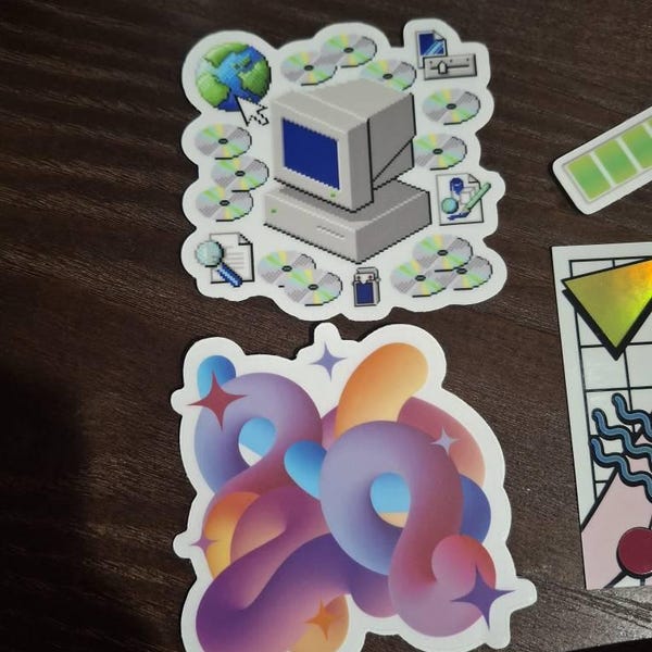 Retro Computer Sticker | Old Web | Retro PC | Webcore | Cybercore ...