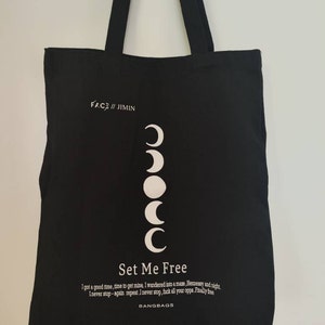 Enhypen Kpop Tote Bag, Dark Blood Album Canvas Bag, Enhypen, Kpop Merch ...