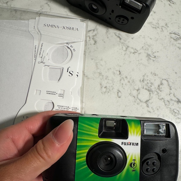 Custom Disposable Camera Sticker Wraps for Fujifilm Quicksnap - Full ...