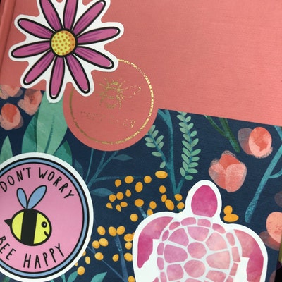 10-50 Pink Themed Stickers - Etsy