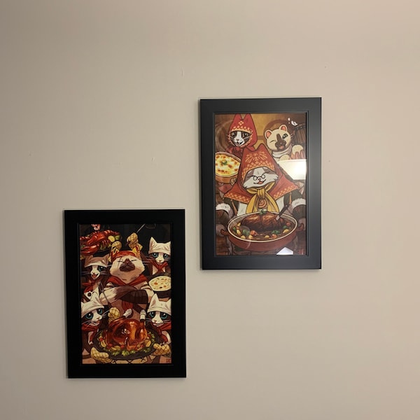 Meowscular Chef- 11"x17" Print - Monster Hunter World Palico Fan Art - Etsy