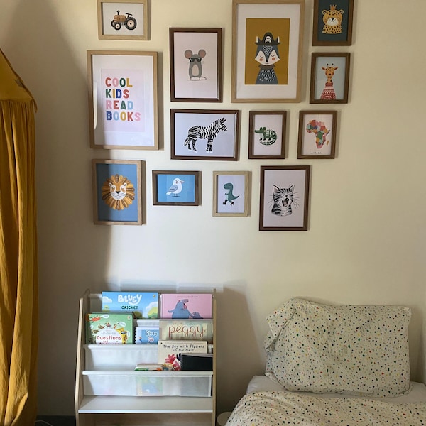 100 Kids Prints Bundle | Boys Room Prints | Eclectic Nursery Wall Art ...