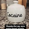 Cocaine Sugar Bowl | Gag Gift | Housewarming Present | Gift for Her ...