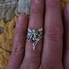 Beautiful Sterling Silver Ring With Faerie Fairy Design - Etsy