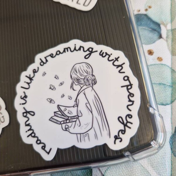 Sticker Sheet Girly Vibes - Vinyl Matt Floral Flowers Cute Aesthetic ...