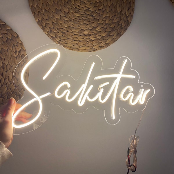 Custom Girl Room Neon Sign, Personalized Name Light, Name Neon Sign ...