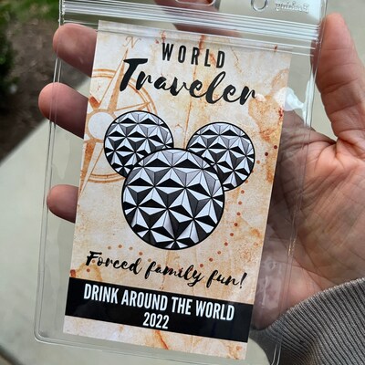 EPCOT Drink or Snack Around the World Passport World Traveler Edition ...