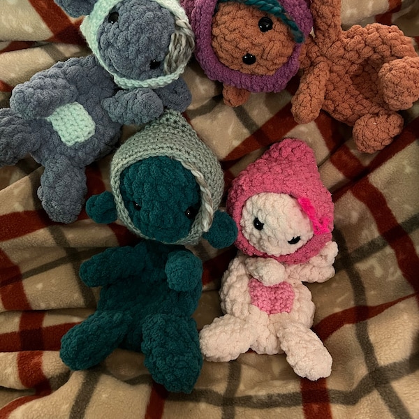 Bitty Whimsy Folk / Crochet Pattern / Whimsical Friends - Etsy