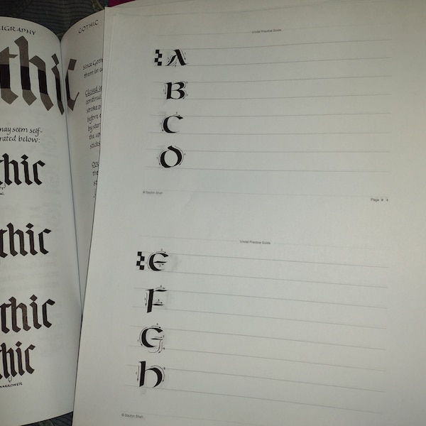 Italic Calligraphy Learning Guide - Etsy