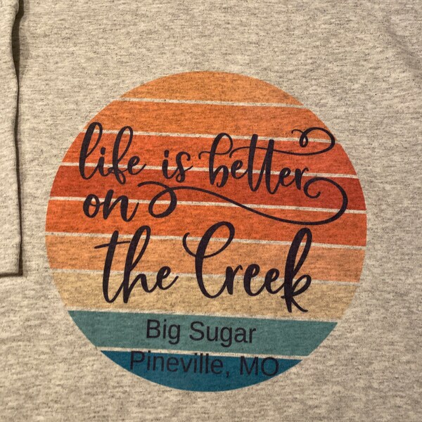 Love the Creek - Creek SVG and Cut Files for Crafters - Etsy