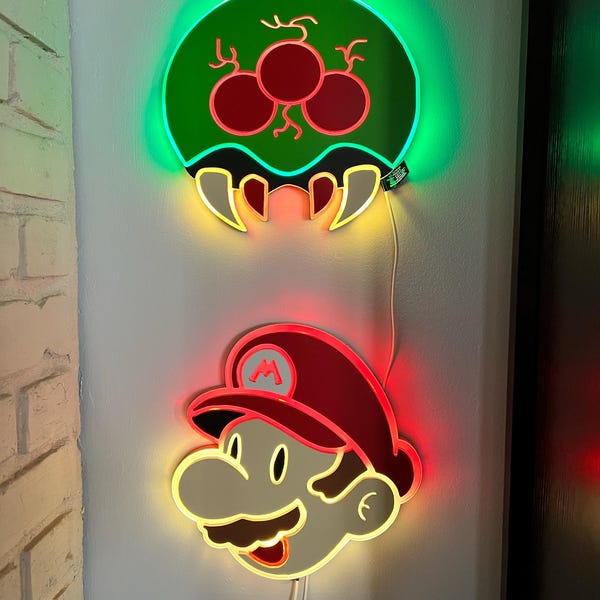 Bender Sign, Neon Like , LED, Bender Light Art , Bender Wall Decor ...