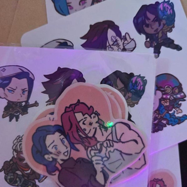 Arcane Season 2 Vinyl Stickers - Etsy