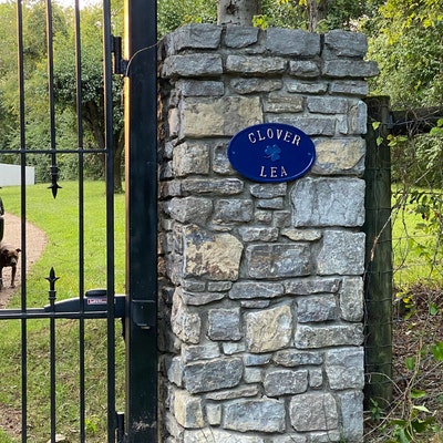 Large Address Plaque for House Colonial Style House Sign - Etsy