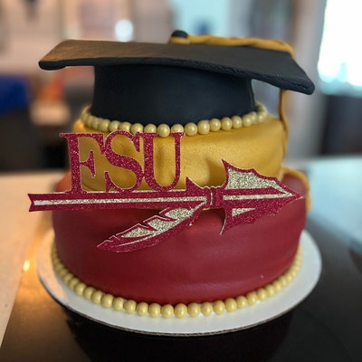 FSU Spear, FSU, Florida State University, Cake Topper, Birthday ...