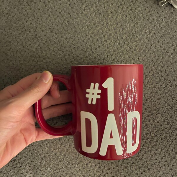 Number 1 Dad, Gift for Dad, Fathers Day Gift, Number One Dad, Dad ...