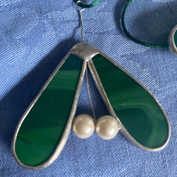 Stained Glass, Christmas Pudding, Christmas Decoration, Tree Decor ...
